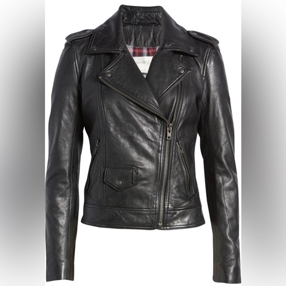 Treasure & Bond | Jackets & Coats | Nwt Treasure Bond Leather Biker ...